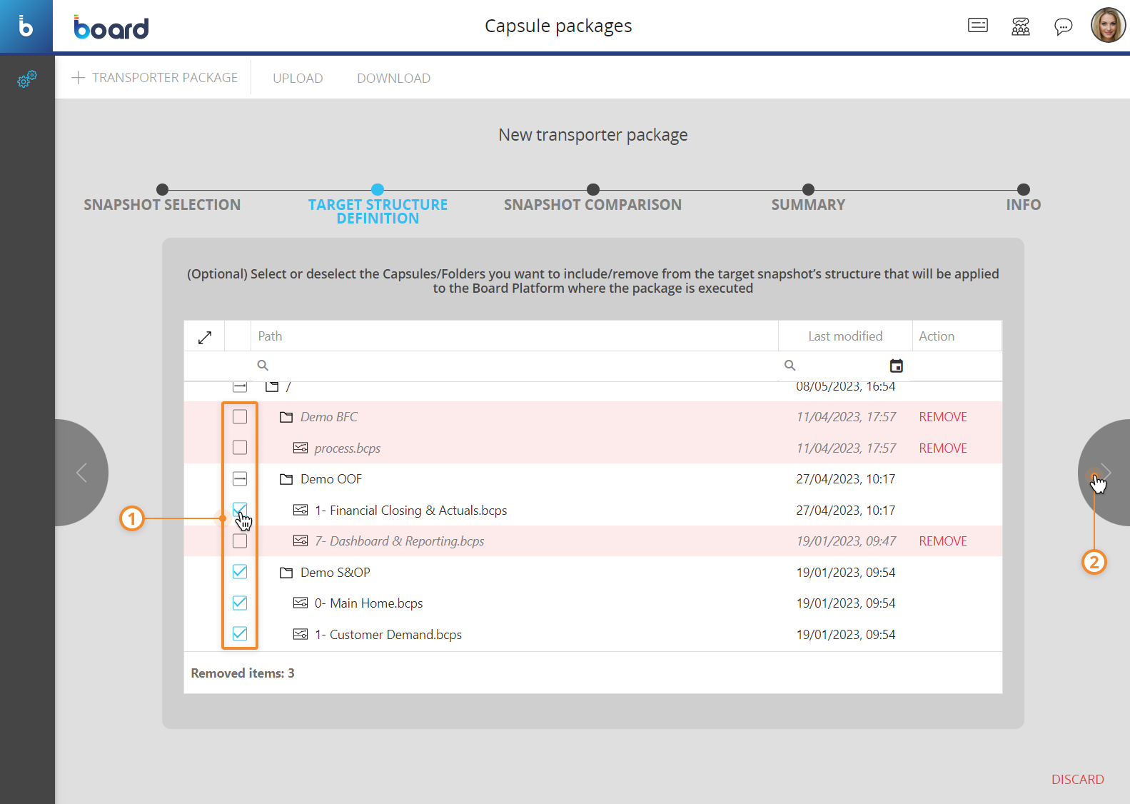 Integrated ALM - Transporter improvements